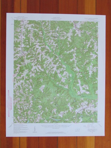 Jackson Springs North Carolina 1961 Original Vintage USGS Topo Map | eBay