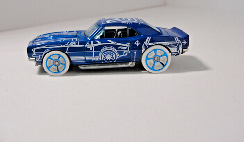 Hot Wheels ‘67 Camaro #084 HW ‘24 Art Cars 3/10 Blue Loose | eBay