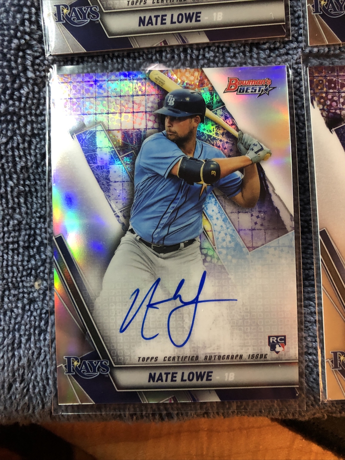 2019 Bowmans Best auto Nate Lowe Super hot Player 🔥🔥🔥 Invest | eBay