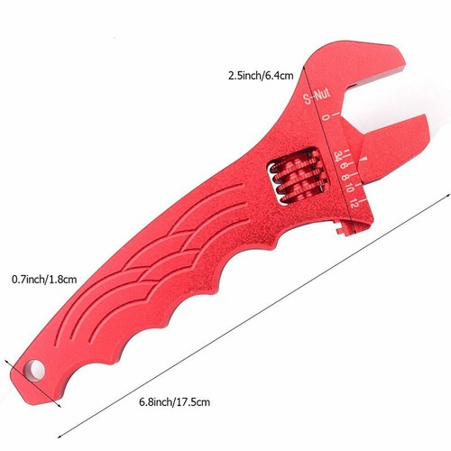 Adjustable Aluminum Wrench Spanner Professional Grip for AN3-AN12Hose ...