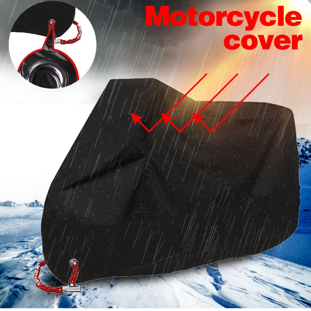 1pc XXL Motorcycle Cover Waterproof Outdoor Bike Rain Dust Snow UV ...