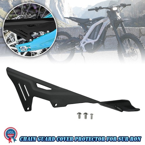 Motorcycle Black Chain Guard Cover Protector For Sur-Ron Dirt Bike | eBay