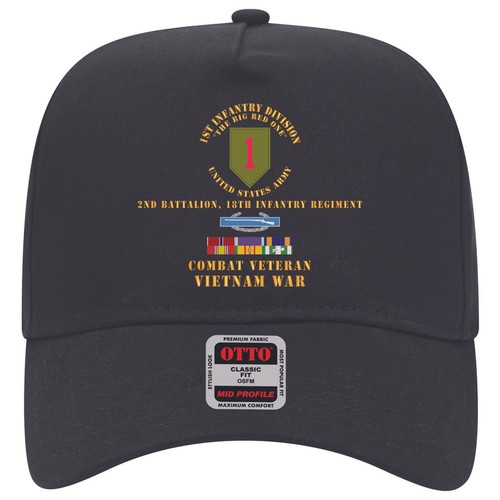 Baseball Cap - 1st Infantry Division - US Army - Big Red One - Vietnam ...