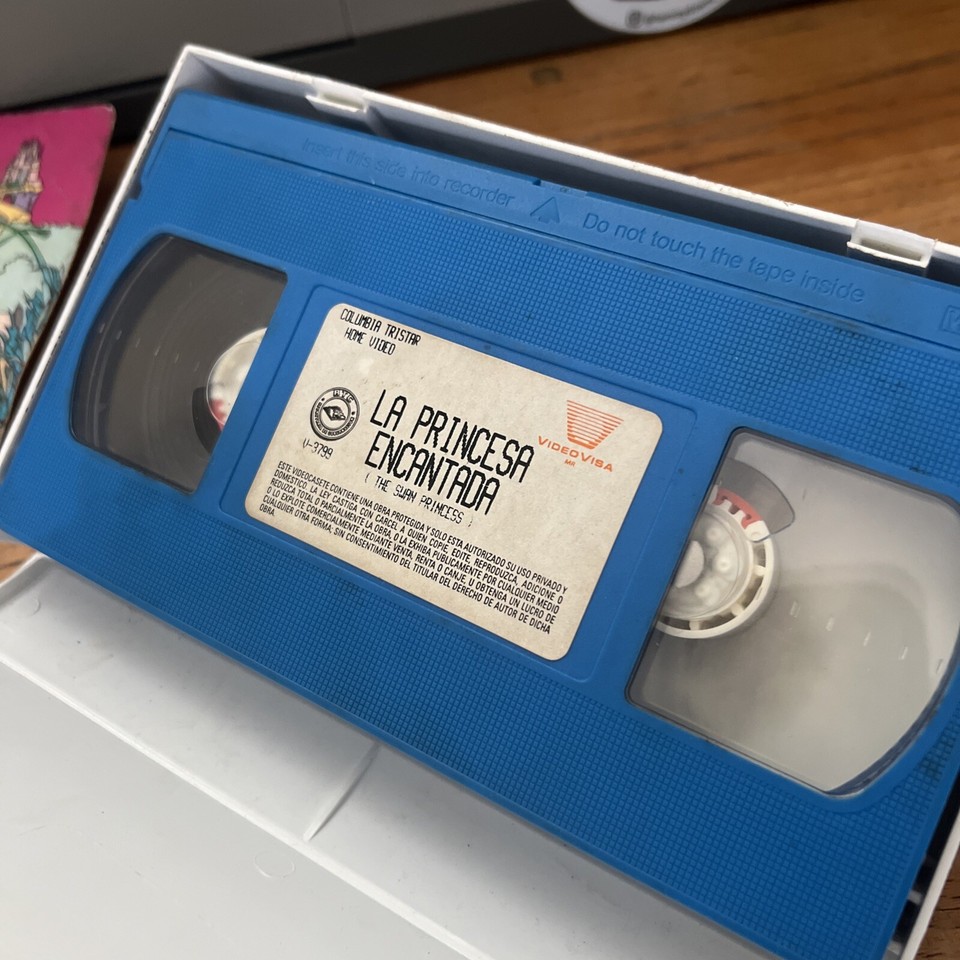 Vintage 1994 Near Productions The Swan Princess Milk Cap Set And VHS | eBay