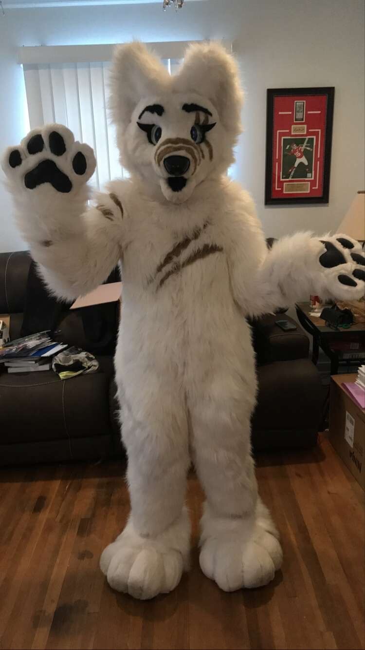 white husky fursuit full body suit | eBay