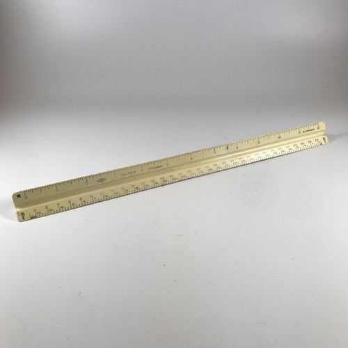 Alvin Architect Scale Drafting Ruler No 110P Triangular West Germany ...