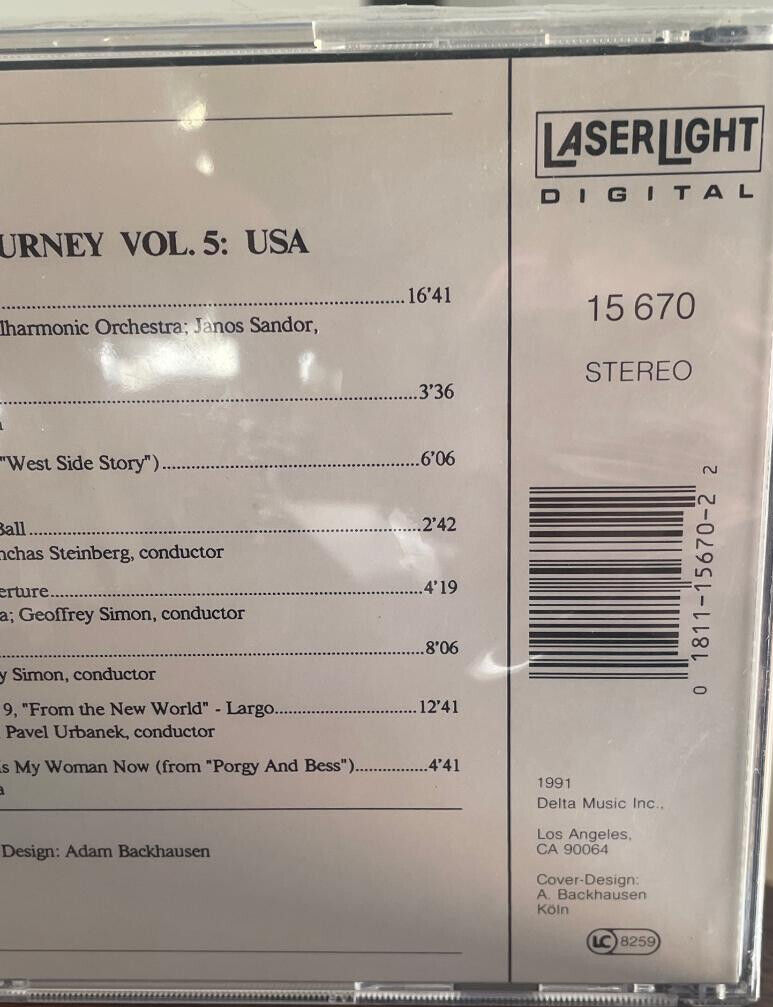 Classical Journey, Vol. 5: United States of America (CD, Laserlight ...