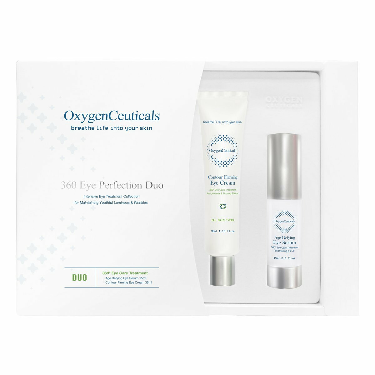 Oxygen Ceuticals 360 Eye Perfection Duo 35ml + 15ml#ibea | eBay