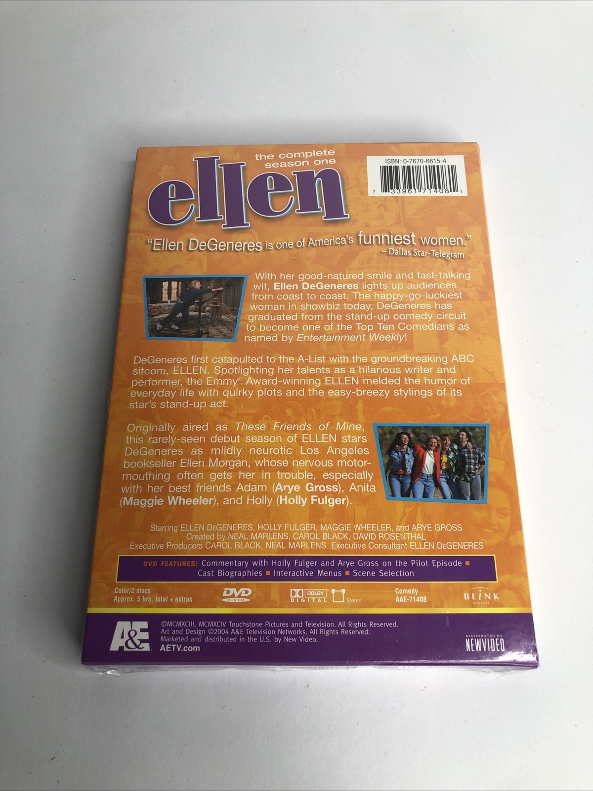 ELLEN: The Complete Season One 1 (DVD, 2004) Ellen DeGeneres -Brand New ...
