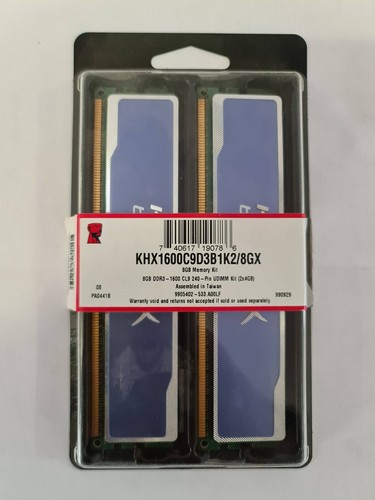 KIT RAM Kingston HyperX BLU. 2 x 4go 8gb 8go DDR3 1600MHz ...