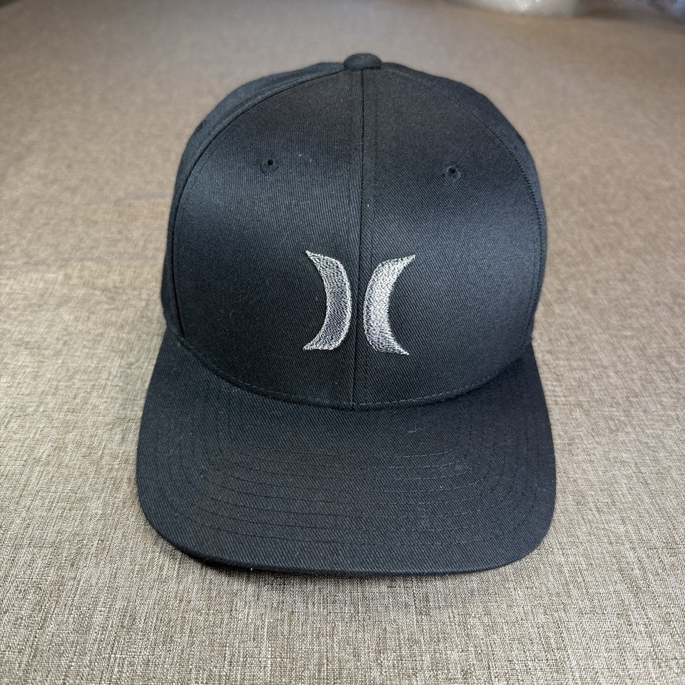 Hurley Baseball Hat Cap FlexFit Black Stretch OSFM | eBay
