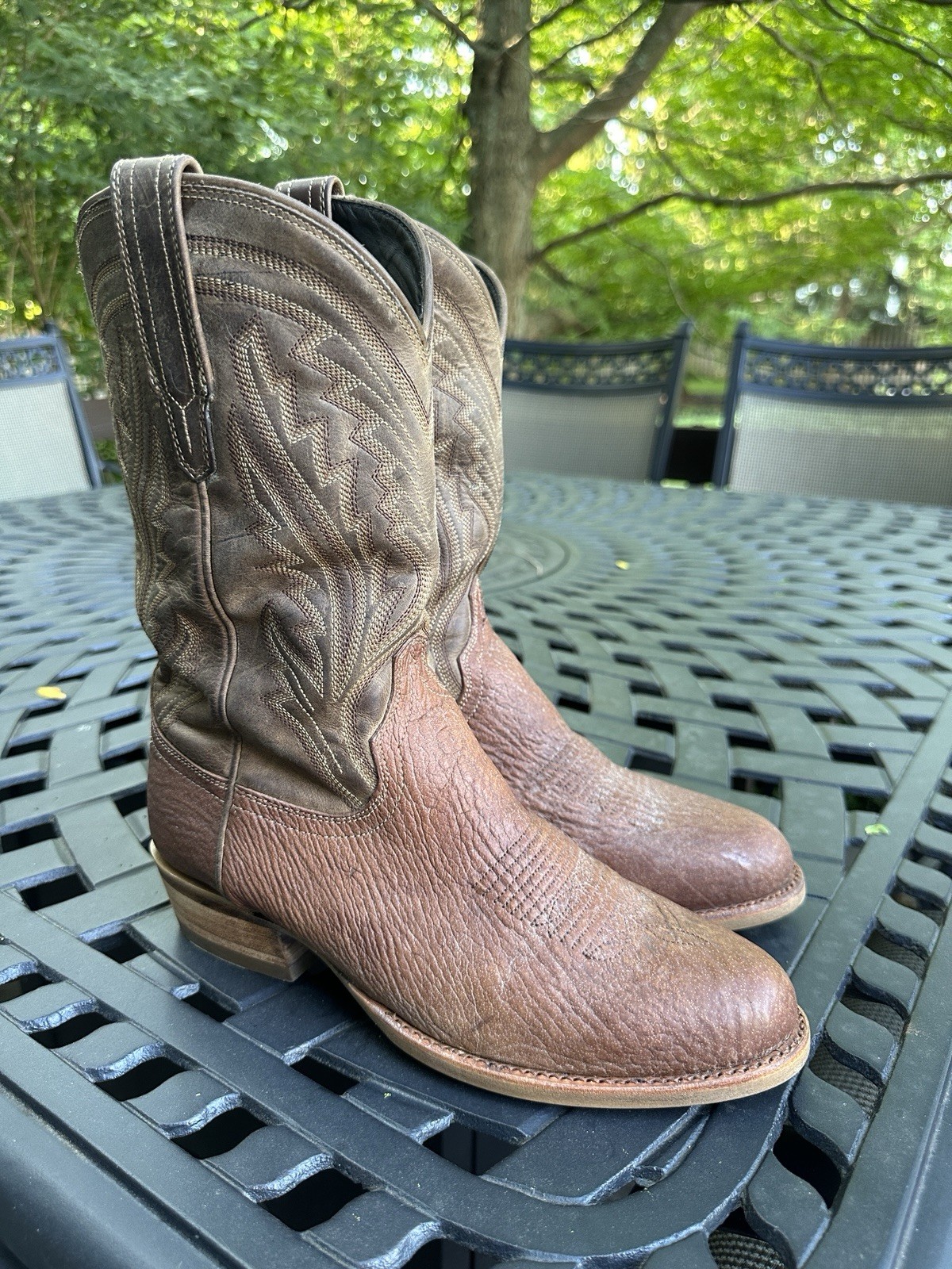 Men’s Tecovas Quintin shark Boots 9.5EE - Gem