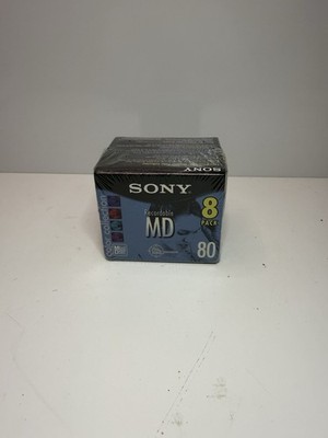 📀 Sony MiniDisc 80-Min Recordable 8-Pack — Color Collection — Sealed 🎶 ...