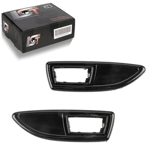 Side Indicator Covers Set Right Left Glossy Black for Opel Corsa D OPC ...