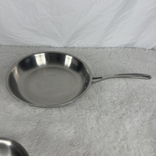 Calphalon 1388 1390 SKILLET 8" 10”copper Stainless, Omelet, Fry Pan ...