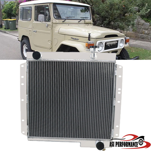 3 Row Radiator 1969-1984 Fit LANDCRUISER FJ40 FJ45 PETROL 3.9L 4.2L I6 ...