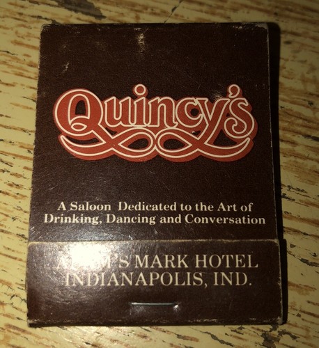 Quincy’s Saloon Bar Adams Mark Hotel Indianapolis Indiana The Marker ...
