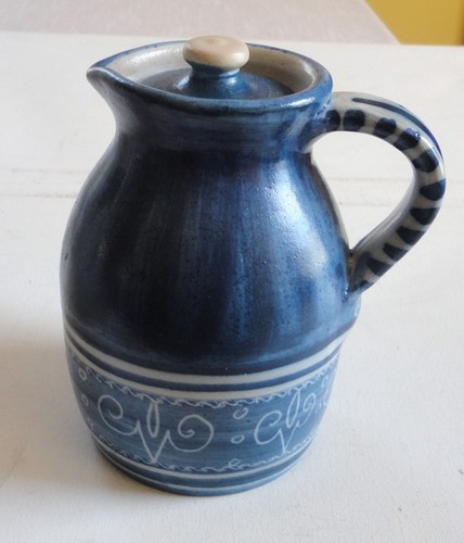 Vtg Dorchester Pottery Syrup Pitcher Lid Signed N Ricci Fecit Charles A ...