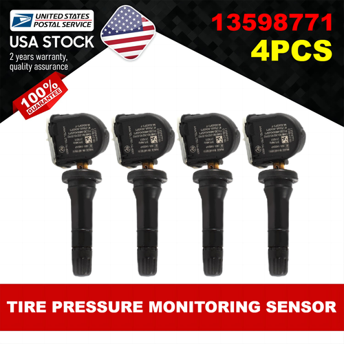 4x Genuine 13598772 Tire Pressure Monitoring System Sensor For Chevy GM ...