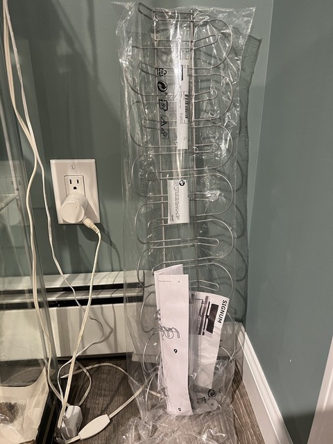 IKEA Signum Horizontal Cable Management Cord Organizer Steel Silver for ...