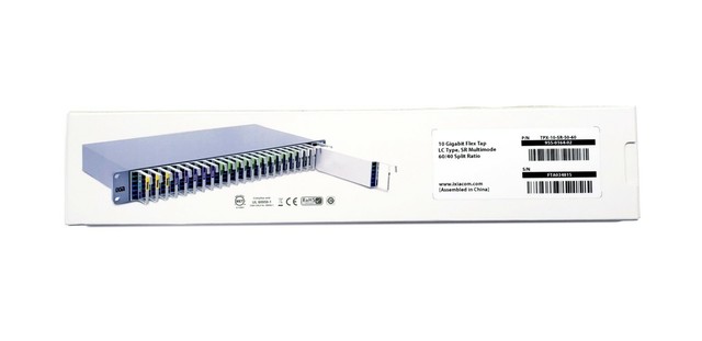 Ixia TPX-10-SR-50-60 10 Gigabit Flex Tap LC Type Multimode 60/40 Split ...