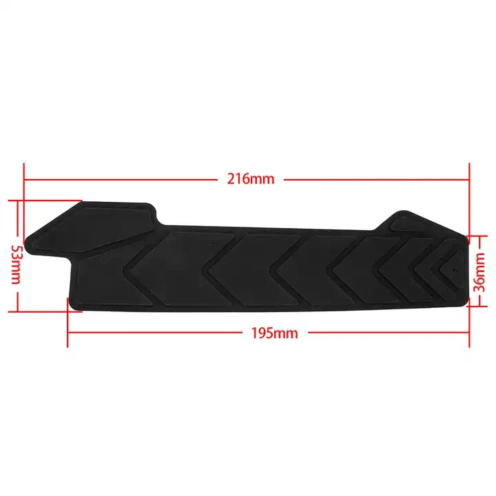 Bicycle Chain Stay Protector Rear Rubber Frame Guard Mountain Bike MTB ...