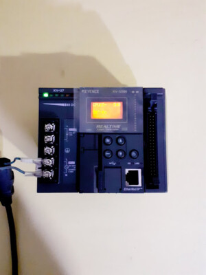 Keyence KV-5500 Realtime Logic Controller KV5500 With KV-U7 Power ...