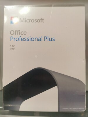 MS Office Professional plus 2021 Product Key Pack Sealed. | eBay