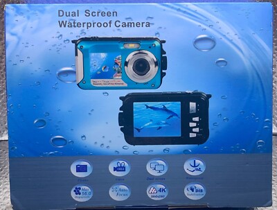 New Waterproof Dual screen Digital Camera Underwater Camera Full HD, 24 ...