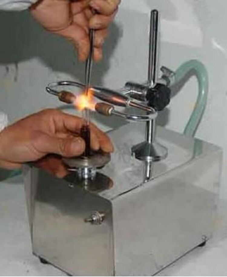 RF-1 Type Ampoule Melting Ampoule Sealing Machine for Lab Double Flame ...
