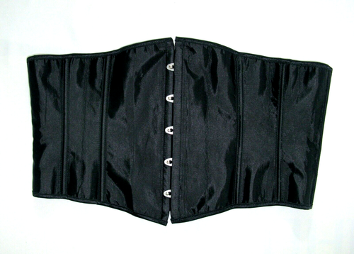 Men's Corset Sz 6XL Steel Bones Waist Trainer Lace Up Abdomen Control ...