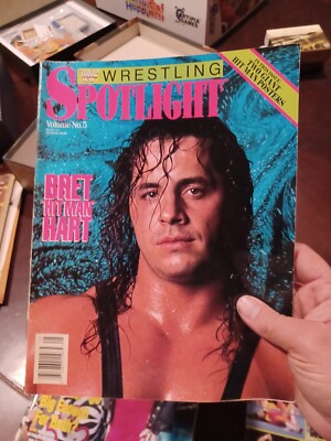 WWF Wrestling Spotlight Magazine Bret Hart VOLUME # 5 No posters or ...