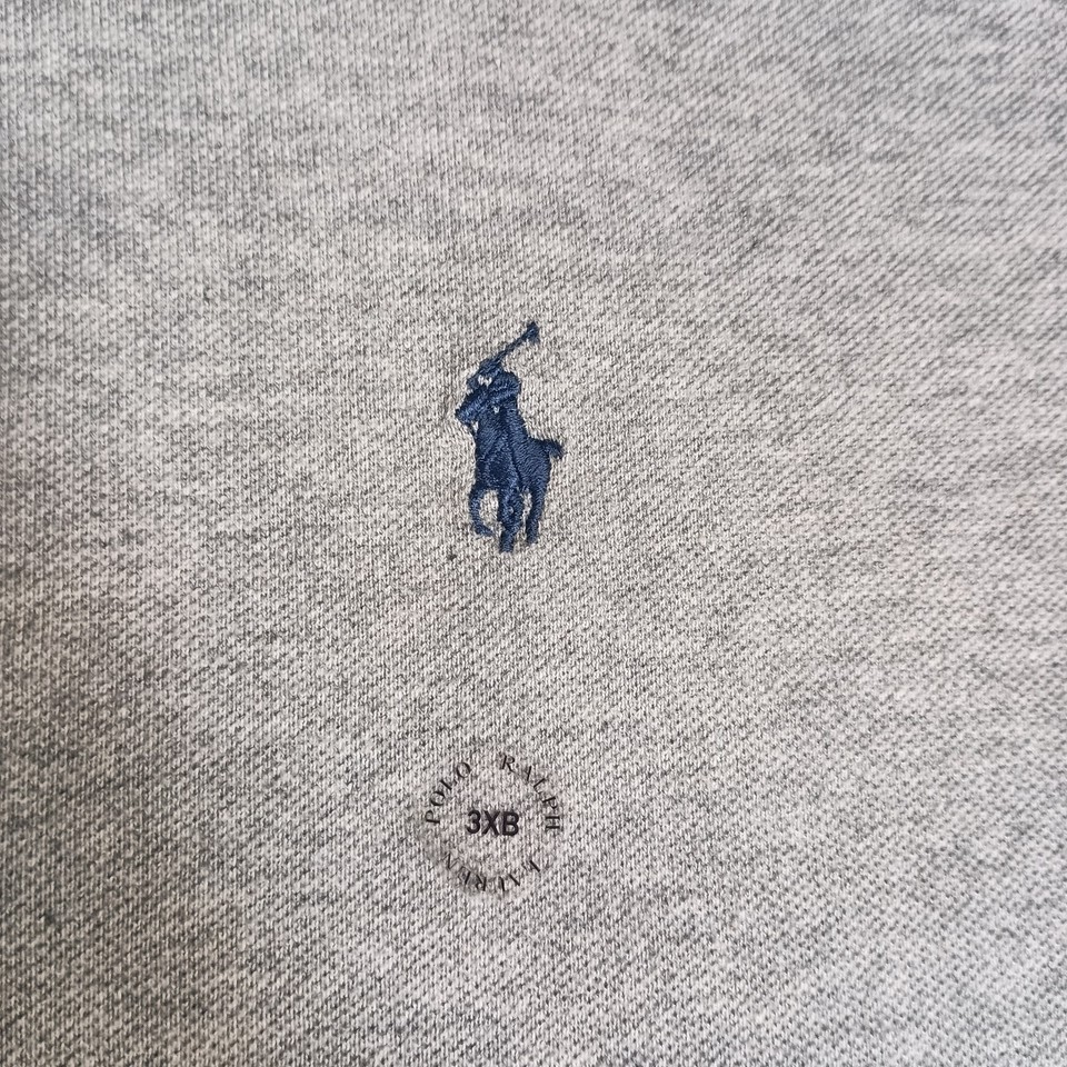 NWT Polo Ralph Lauren Mens 3XB Big Gray Long Sleeve Golf Preppy Pony ...