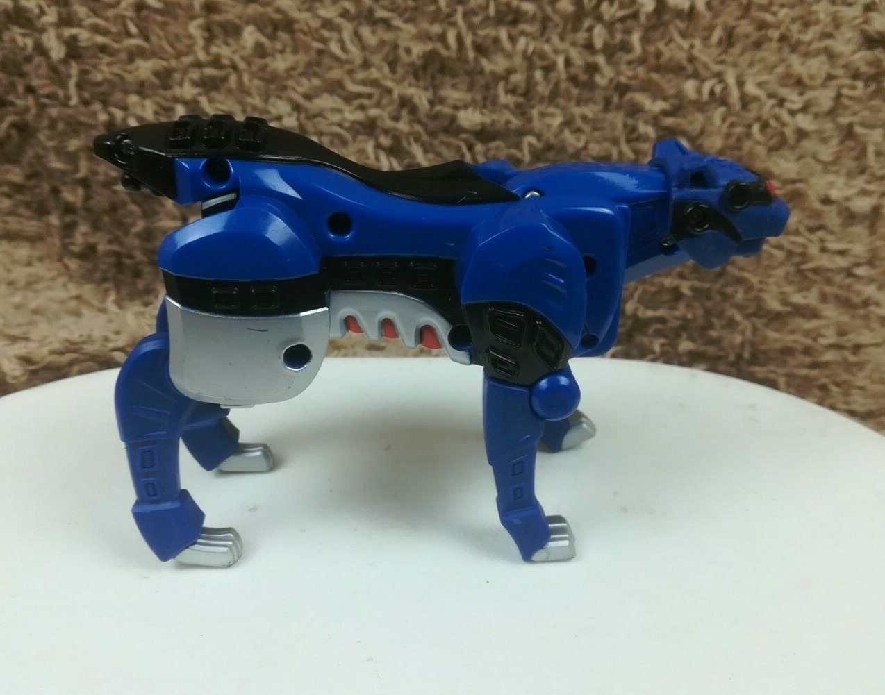 Rare Bandai Power Rangers Jungle Fury PRIDE 'Jaguar Cat Zord' Figure ...