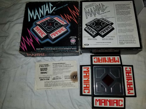 Maniac 1979 Electronic Game Boxed | eBay