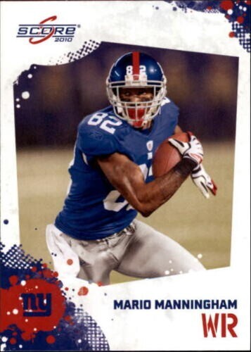 2010 Score Football Card #195 Mario Manningham | eBay