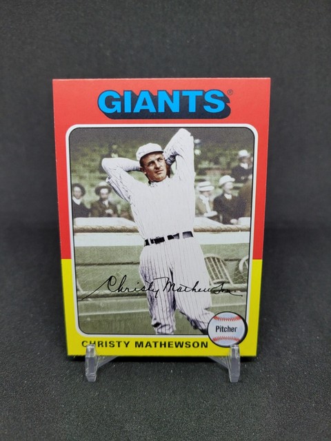 2019 Topps Archives - 1975 Design #165 Christy Mathewson for sale ...