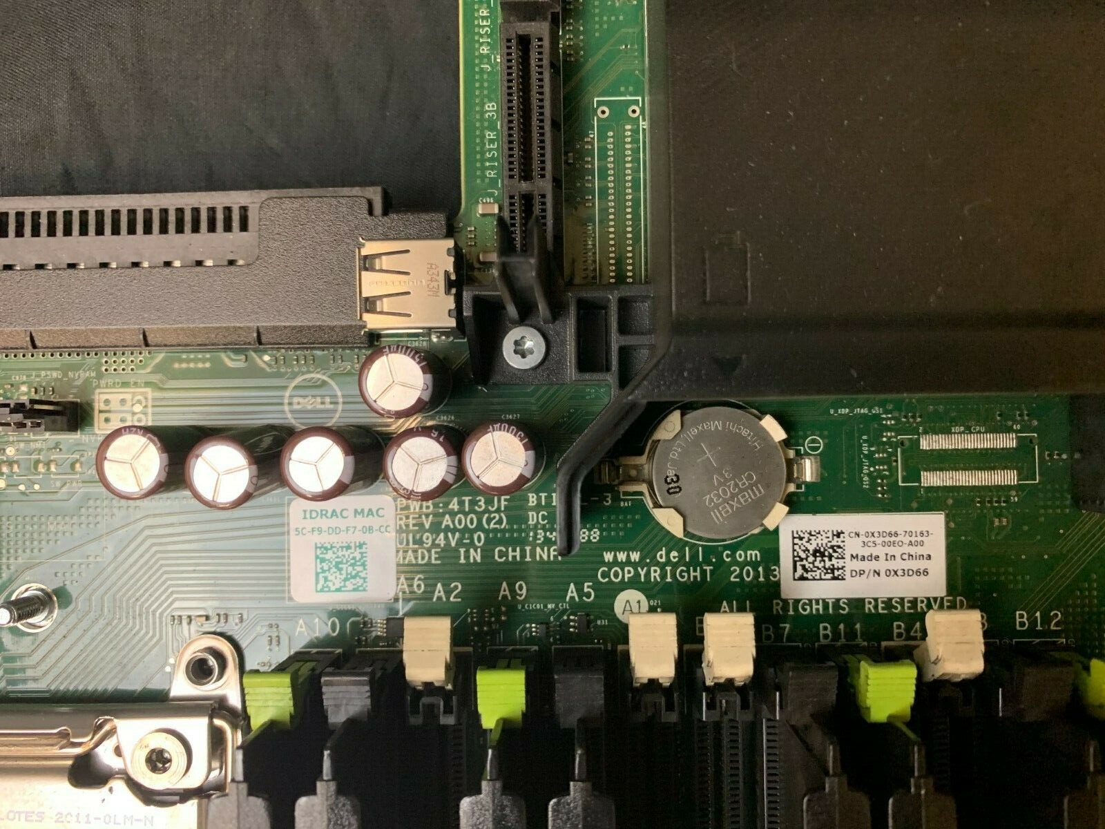 DELL 0X3D66 / X3D66 - 4T3JF PowerEdge R620 - R720 Server Mother Board ...