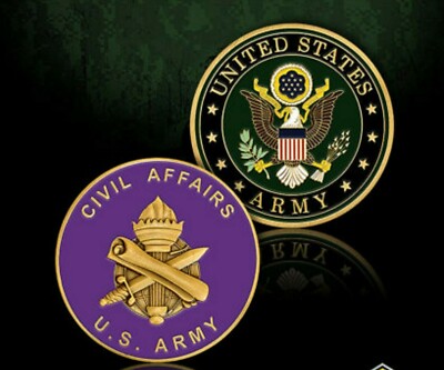 1.75" ARMY CIVIL AFFAIRS CHALLENGE COIN | eBay