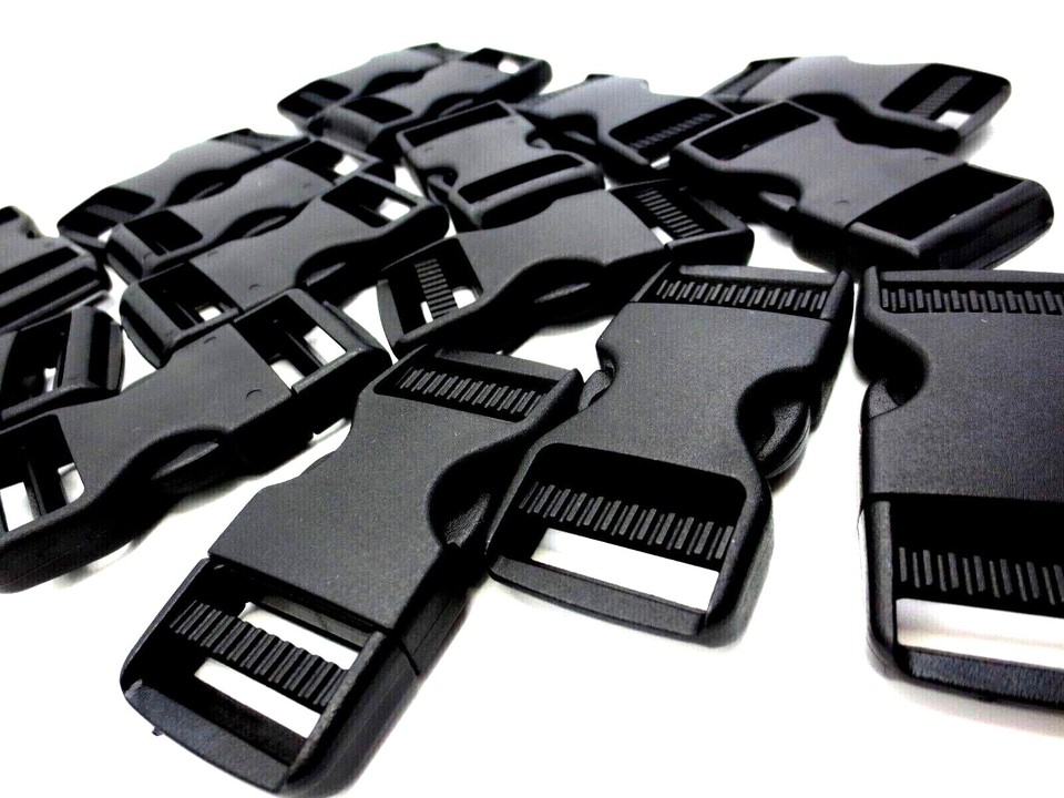 Webbing Buckle Fits 1" 25mm Wide Strap - Quick Side Release! Durable ...