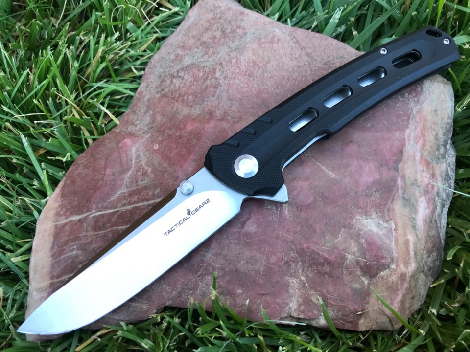 G10 EDC Pocket Knife! Ball Bearing Pivot System! Razor Sharp 4” D2 ...