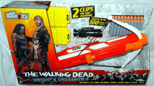 Air Warriors The Walking Dead Dwight's Crossbow Foam Bullet Kids Toy ...