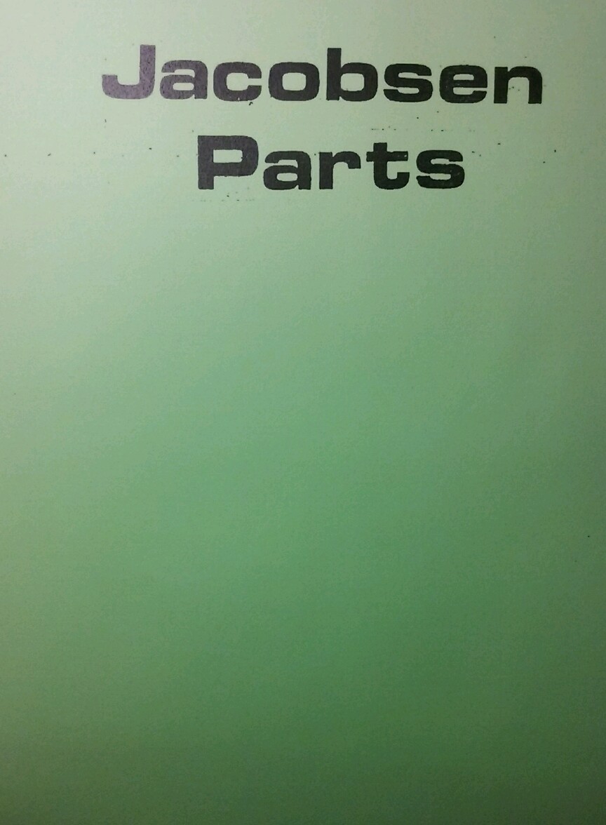 Jacobsen Snow Blower Parts Manual Jacobsen Sno Burst Revival | My