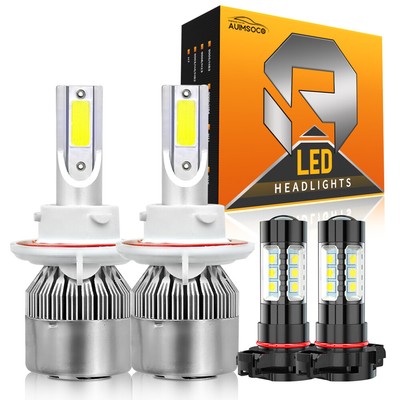 For Ford Escape 2008-2012 Combo 6000K Front LED Headlight Hi/Lo + Fog ...