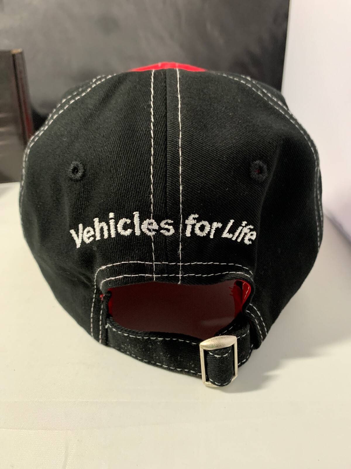 REV Vehicles for Life Employee-Adjustable Baseball Cap Red/Black/White ...