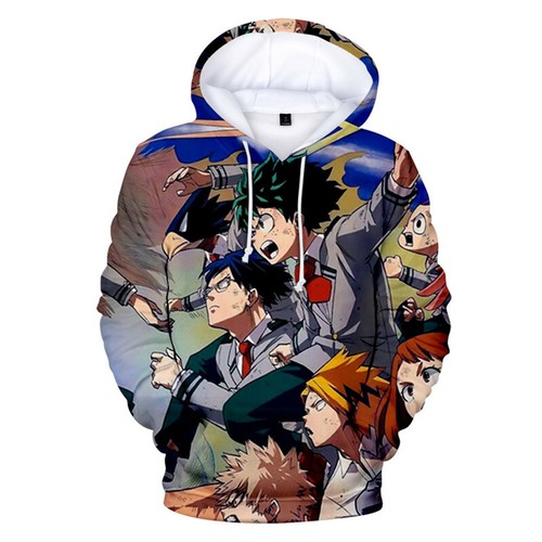 Boku no My Hero Academia Hoodie Sweater Men Women Casual Pullover ...