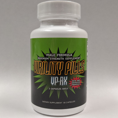 Virility Pills VP-RX Male Enhancement Male Enlargement Bigger VPRX 60 ...