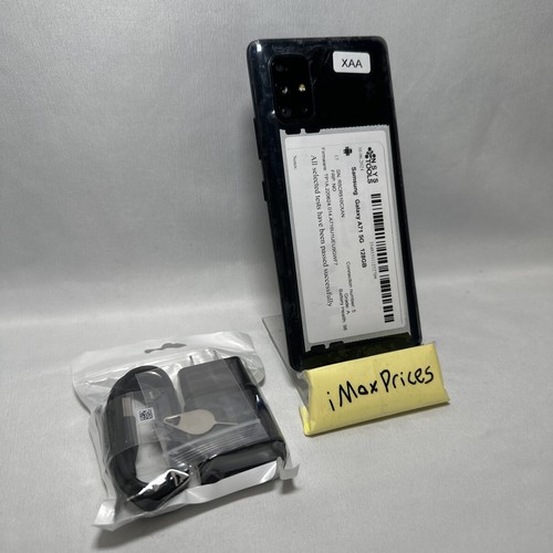 Samsung Galaxy A71 5G SM-A716U Unlocked 128GB Prism Cube Black - GOOD ...