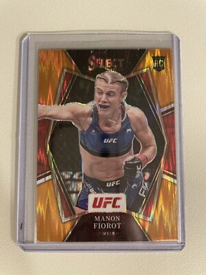 Manon Fiorot 2022 Panini Select UFC Premier Level Orange Flash Prizm ...