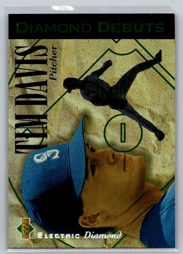 💎1994 Upper Deck Baseball Electric Diamond #512 Tim Davis - Mariners💎 ...